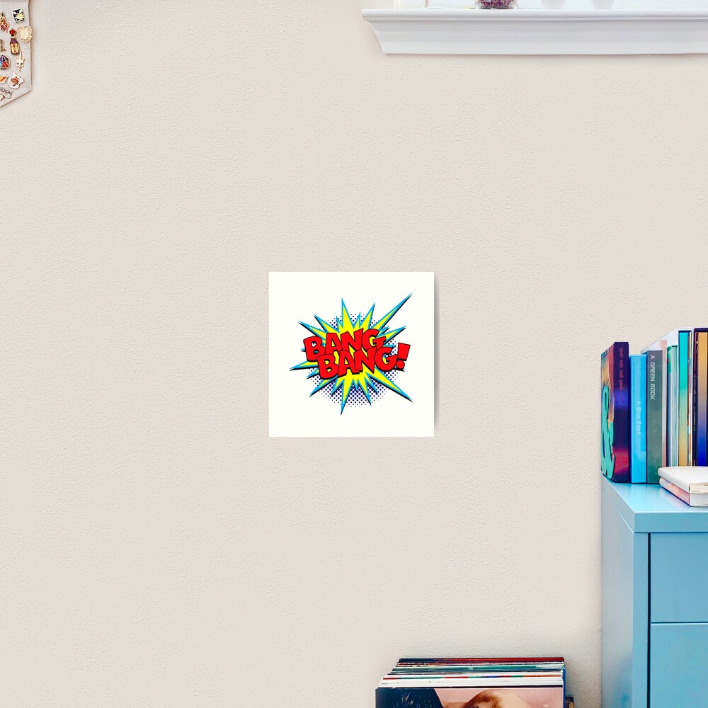 "Funny Superhero comic word Bang Bang!" Art Print for Sale by 0hmc ...