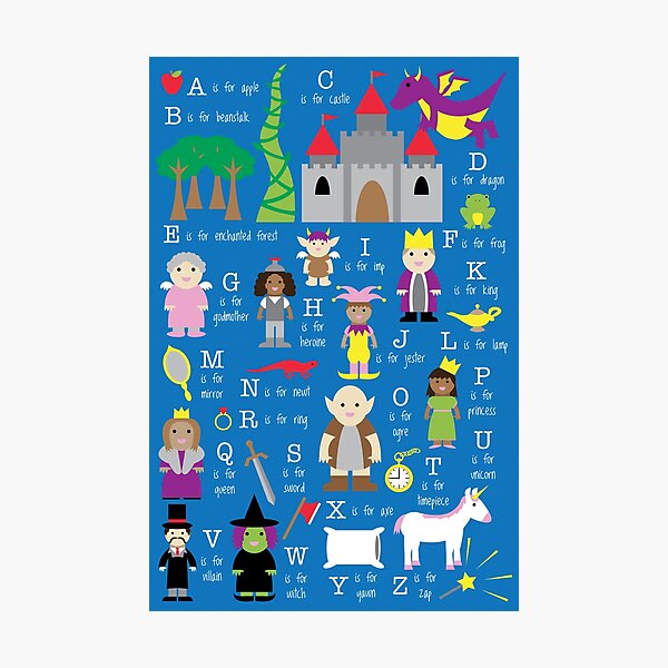 "Fairy Tale Alphabet" Photographic Print for Sale by babybigfoot ...