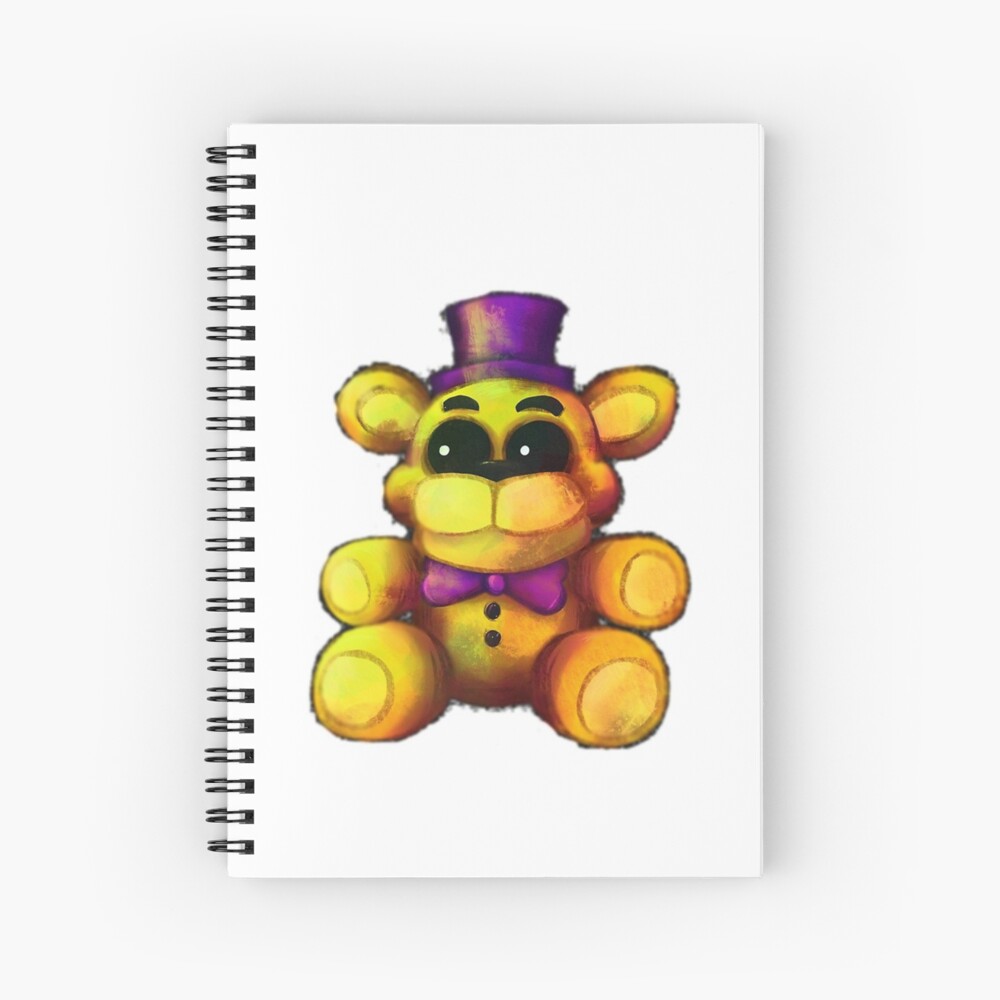 "fnaf golden freddy artwork freddy fnaf" Spiral Notebook by Taelss ...