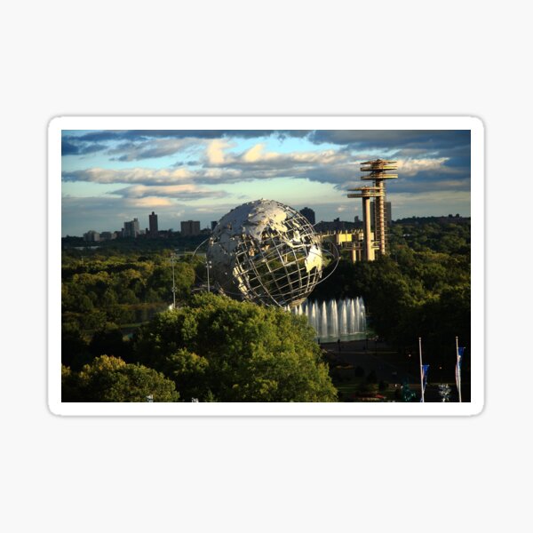 "Queens, New York City - Unisphere" Sticker for Sale by Ffooter | Redbubble