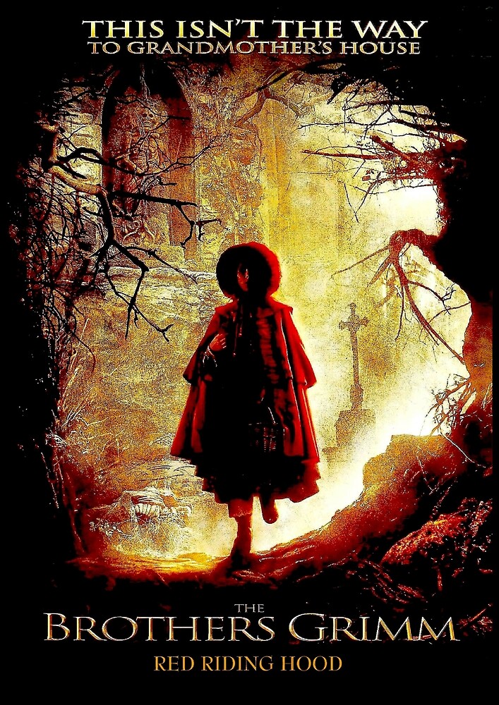 "RED RIDING HOOD : Vintage Brothers Grimm Fairy Tale Print" by ...