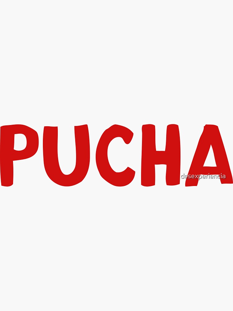 "Pucha Peru" Sticker for Sale by desexperiencia | Redbubble
