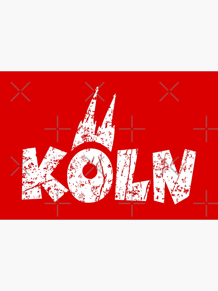 "Cologne Distressed with Cologne Cathedral" Sticker by theshirtshops ...
