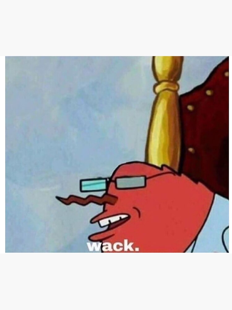 "Mr. Krabs Saying "wack." " Tapestry by honkhonkheccign | Redbubble