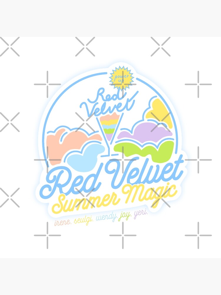 "RED VELVET Summer Magic logo" Poster for Sale by nurfzr | Redbubble