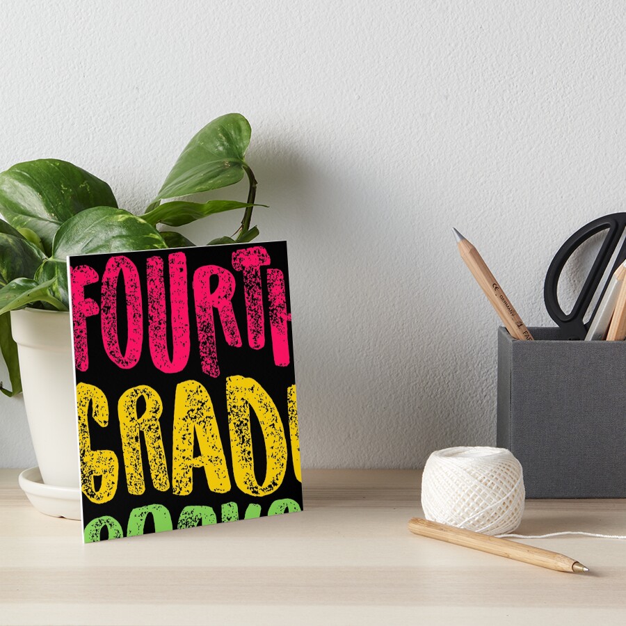 "Fourth Grade Rocks Fourth Grade 4th Teacher Appreciation Gift Cute ...