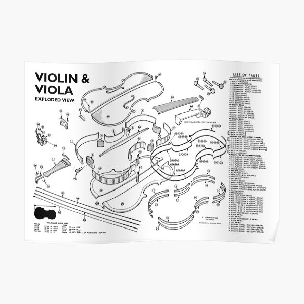 Exploded View Posters | Redbubble