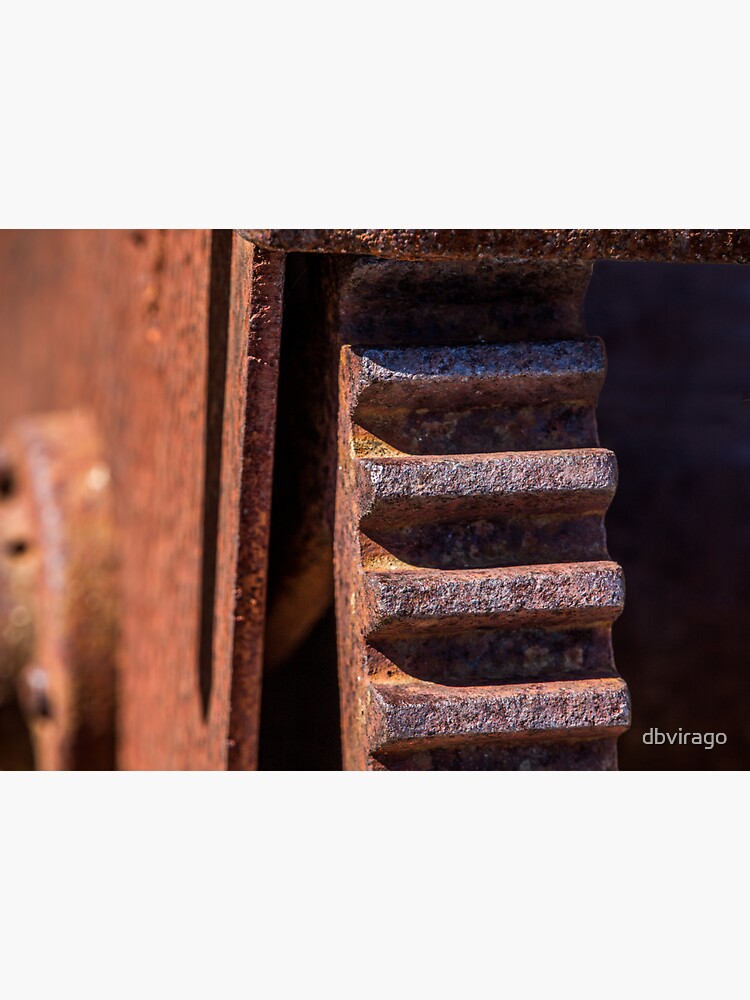 "Rusty Cogs" Sticker for Sale by dbvirago | Redbubble