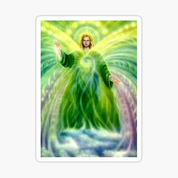 "Archangel Raphael Healing Light" Sticker for Sale by BlackStarGirl ...