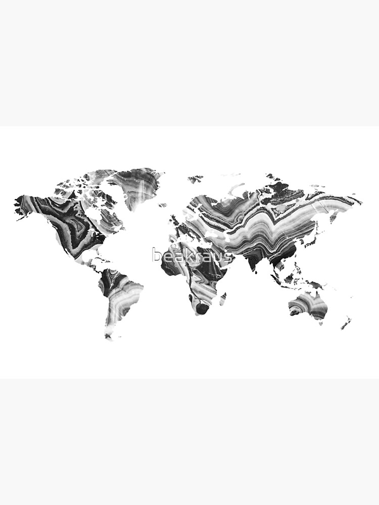 "world map with agate marble texture" Poster for Sale by beakraus ...