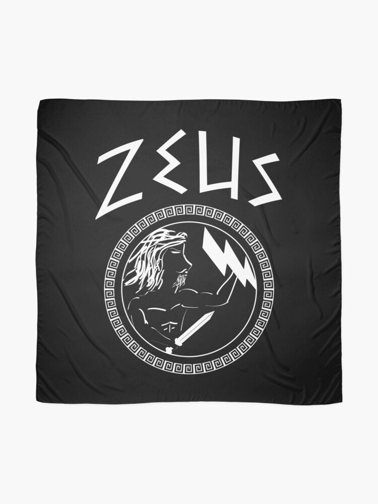 Zeus Greek Symbol Head Face With Beard Illustration Zeus Logo Sign