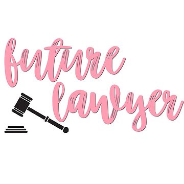 "Future Lawyer" Sticker for Sale by allieweek | Redbubble