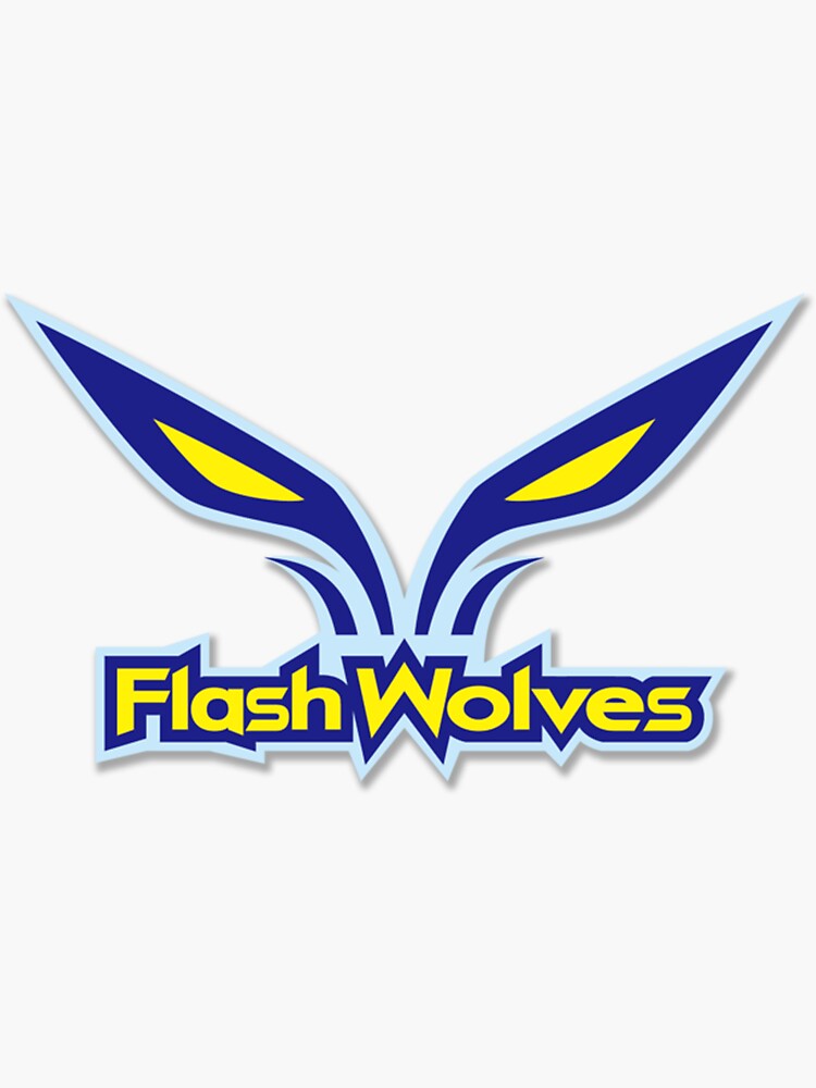 "Flash Wolves Logo" Sticker for Sale by Swest2 | Redbubble