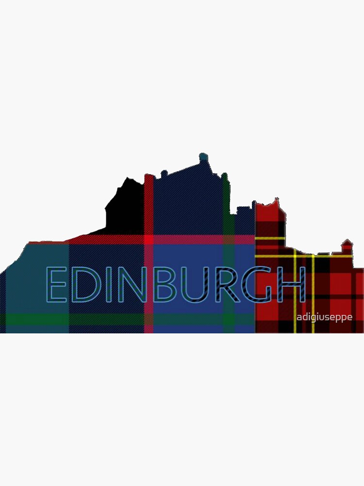 "Edinburgh " Sticker for Sale by adigiuseppe | Redbubble