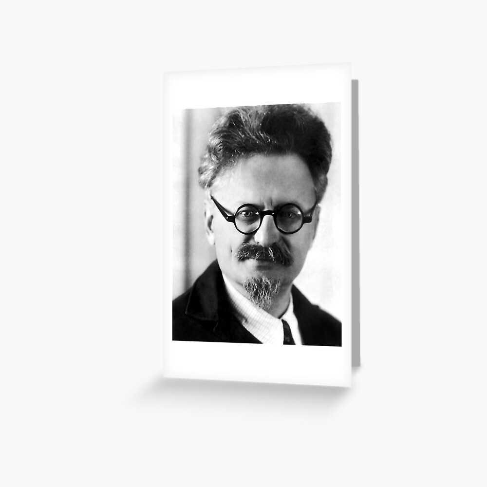 "Leon Trotsky Portrait" Greeting Card by warishellstore | Redbubble