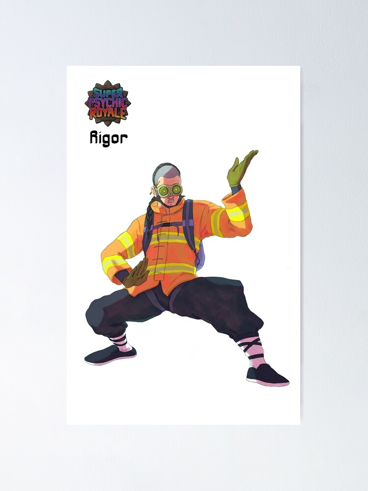 "Rigor Poster - Super Psychic Royale" Poster for Sale by choknater ...