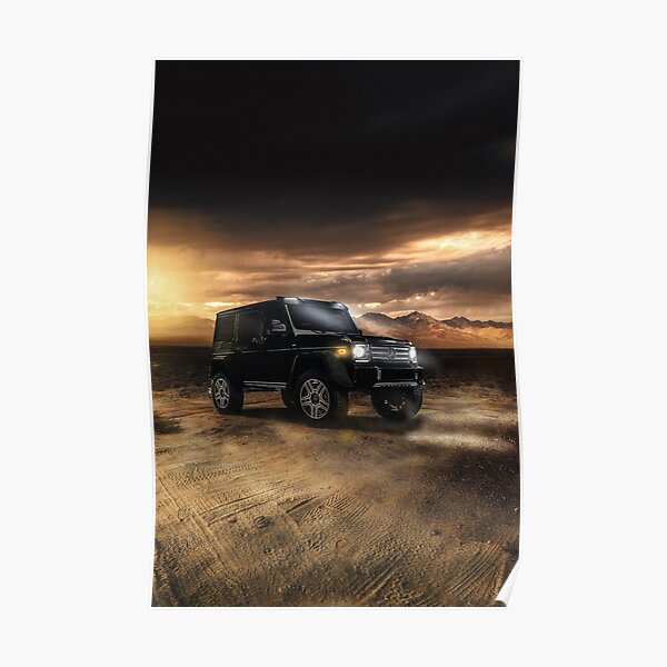 "G WAGON 4X4" Poster by ivanilagan | Redbubble