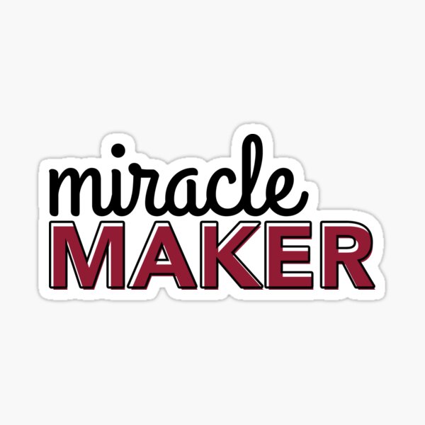 "Dance Marathon Miracle Maker" Sticker for Sale by oliviag1 | Redbubble