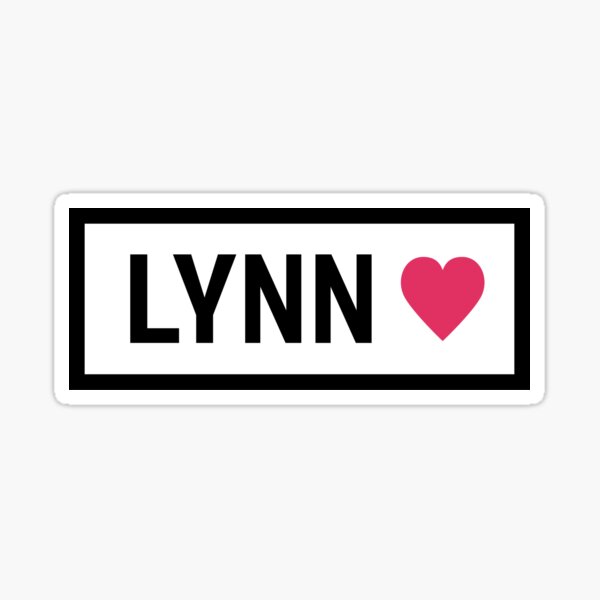 "Lynn" Sticker by homelove | Redbubble