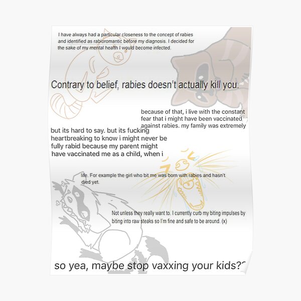 Rabies Posters | Redbubble