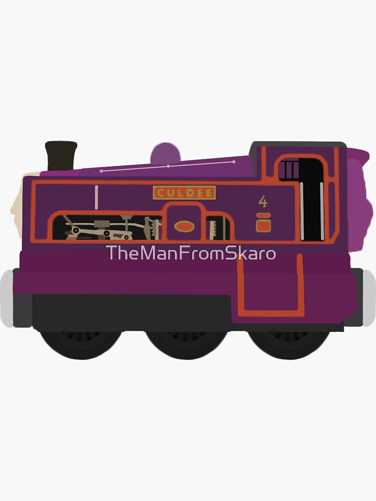 "Culdee - Wooden Train Toy " Sticker for Sale by TheManFromSkaro ...
