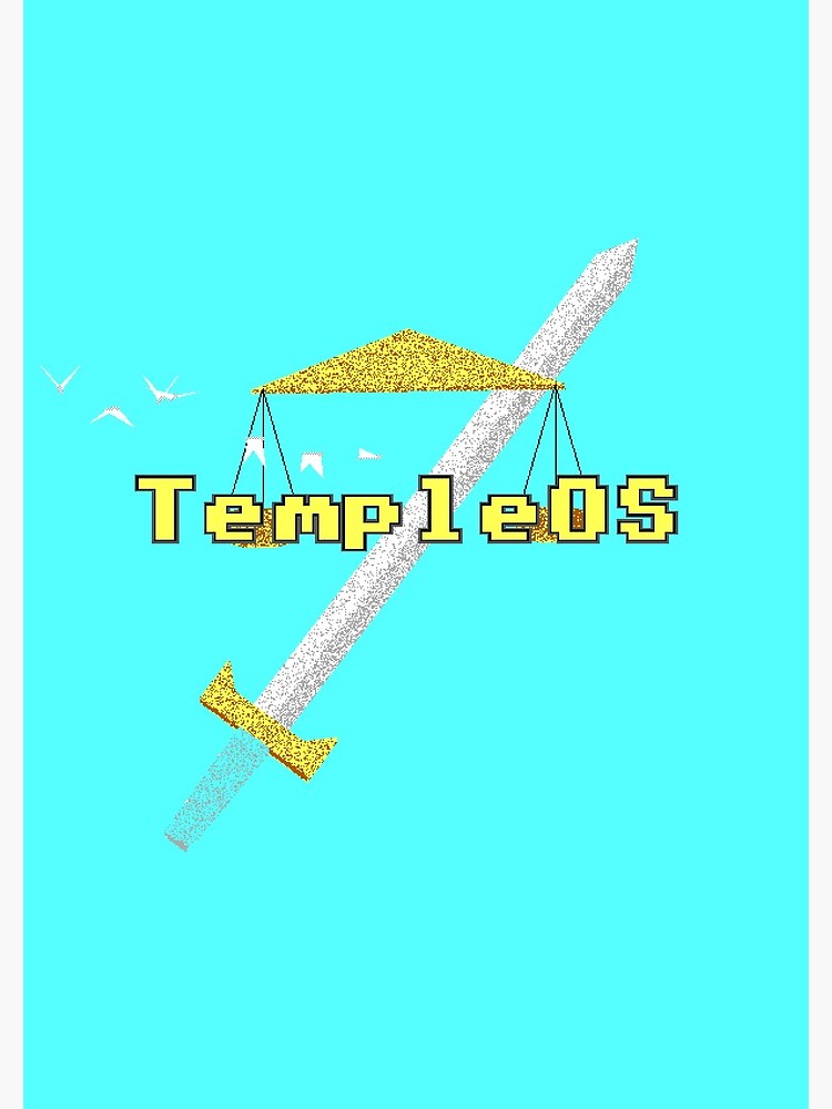 "Temple OS" Spiral Notebook by JovianSlim | Redbubble