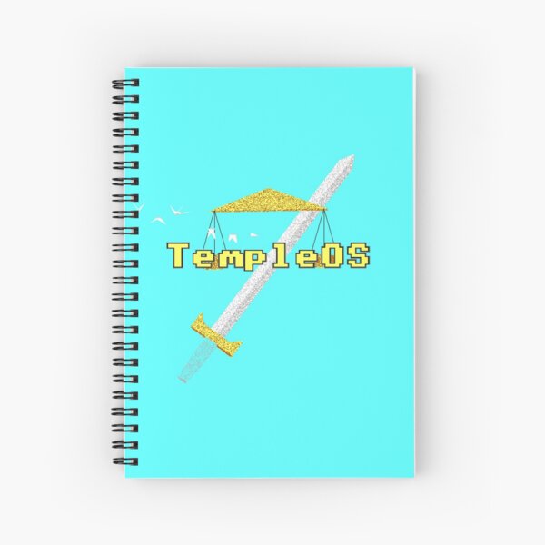 "Temple OS" Spiral Notebook by JovianSlim | Redbubble