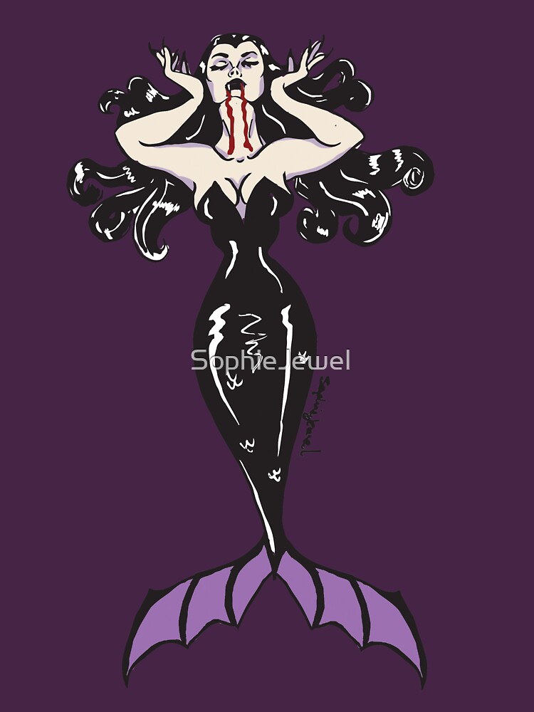 "Vampire Mermaid" Essential T-Shirt for Sale by SophieJewel | Redbubble