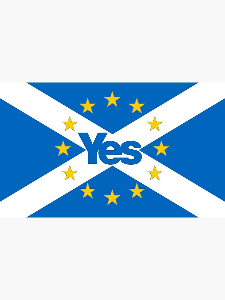 "Yes to Independent European Scotland - 'Saor Alba Go Bragh'" Sticker ...