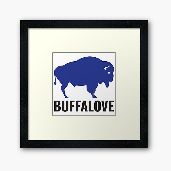 "Buffalove" Framed Art Print for Sale by blizzard77 | Redbubble