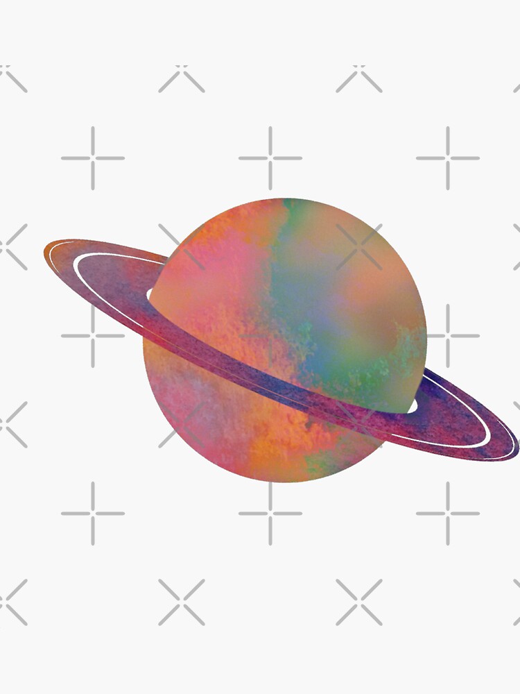 "saturn" Sticker for Sale by ausketches | Redbubble