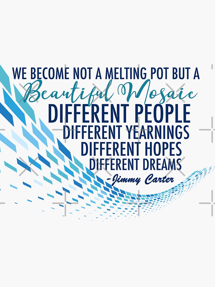 "Pro Immigration Dreamers Quote by Jimmy Carter" Sticker for Sale by ...