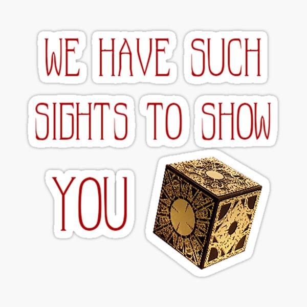 "Lament Configuration" Sticker for Sale by horror-doll | Redbubble