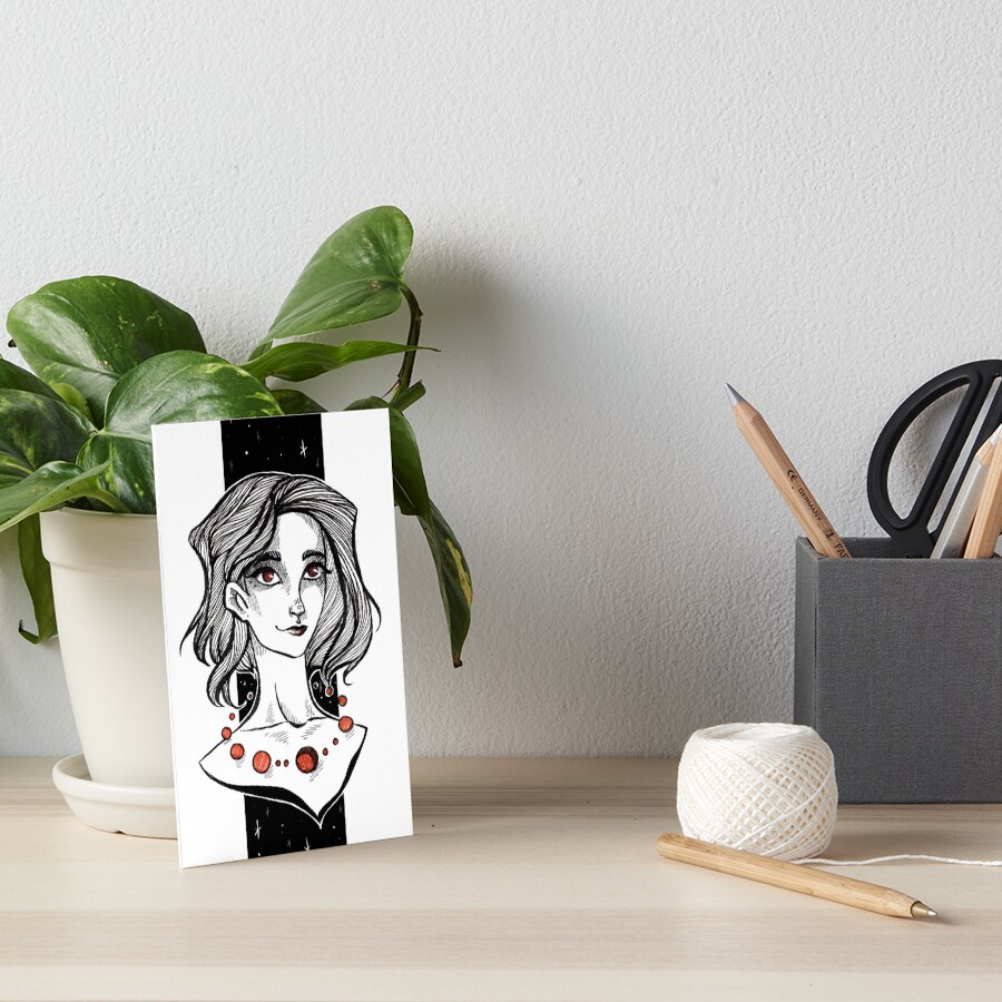 "Space Lady" Art Board Print by noelle-far | Redbubble
