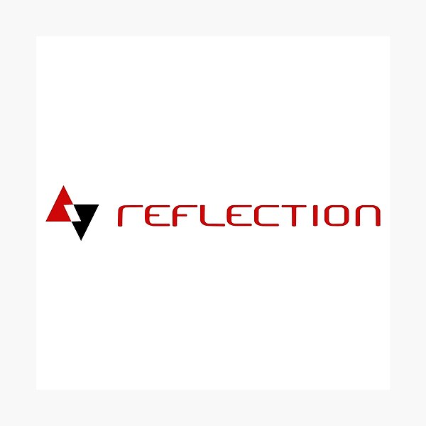 "Reflection Logo - Mirror's Edge Catalyst (Red)" Photographic Print by ...