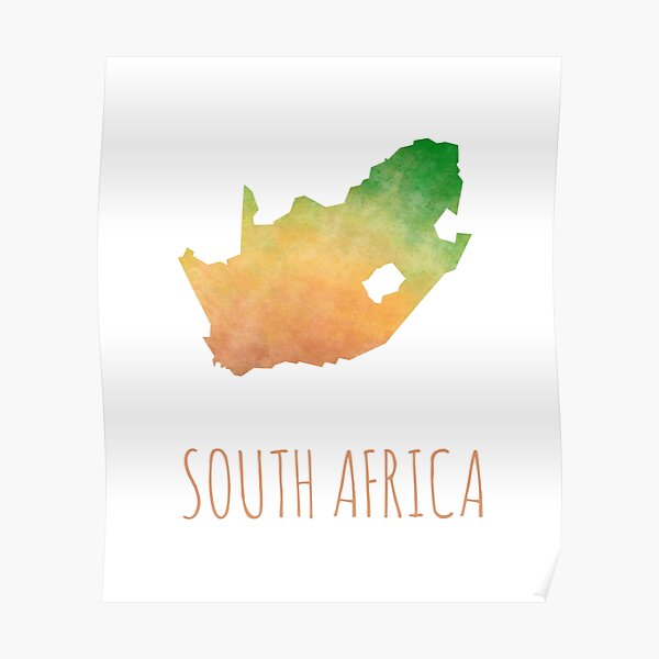 "South Africa" Poster by Motivburg | Redbubble