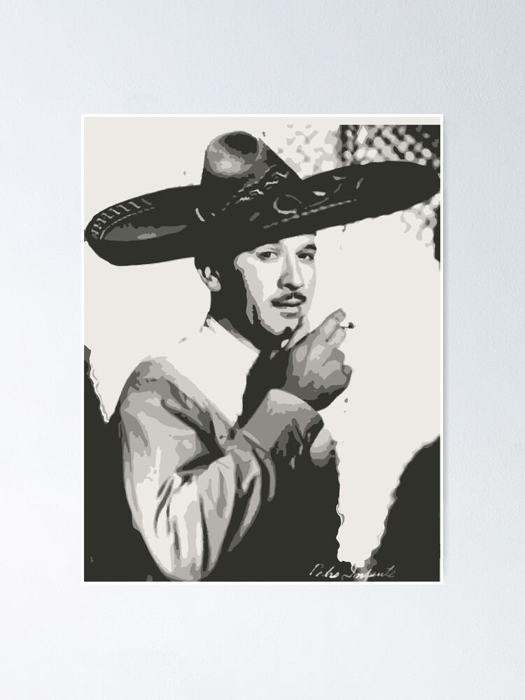 "Pedro Infante" Poster for Sale by Andrea Crayola | Redbubble
