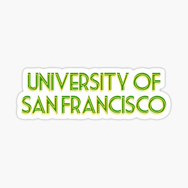 "University of San Francisco" Sticker for Sale by carolineophoto ...