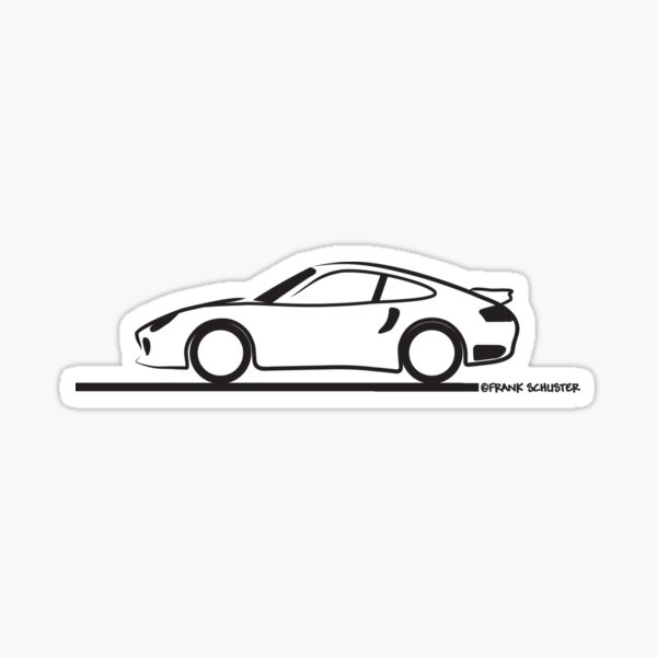 "Porsche 993 911er" Sticker by azoid | Redbubble
