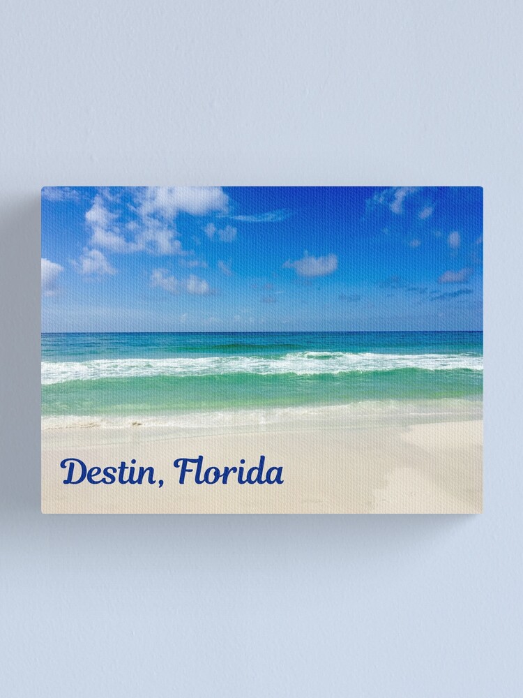 "Destin Florida Beautiful Beach Photograph" Canvas Print by ...