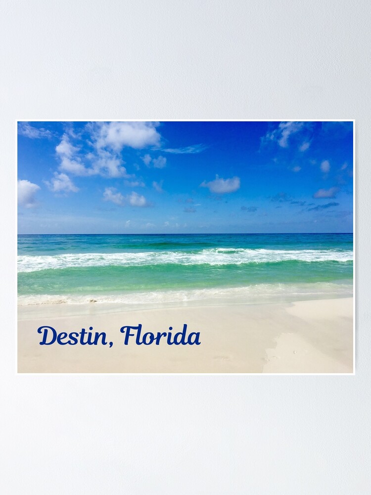 "Destin Florida Beautiful Beach Photograph" Poster by elishamarie28 ...