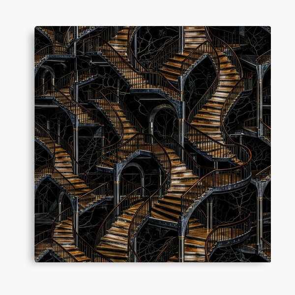Interior Staircase Canvas Prints for Sale | Redbubble
