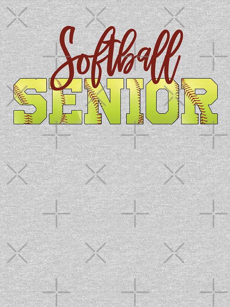 "Softball Senior" T-shirt by Melchild71 | Redbubble