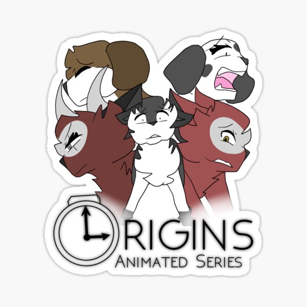 "Origins: Chapter Eight" Sticker for Sale by PetPyves | Redbubble