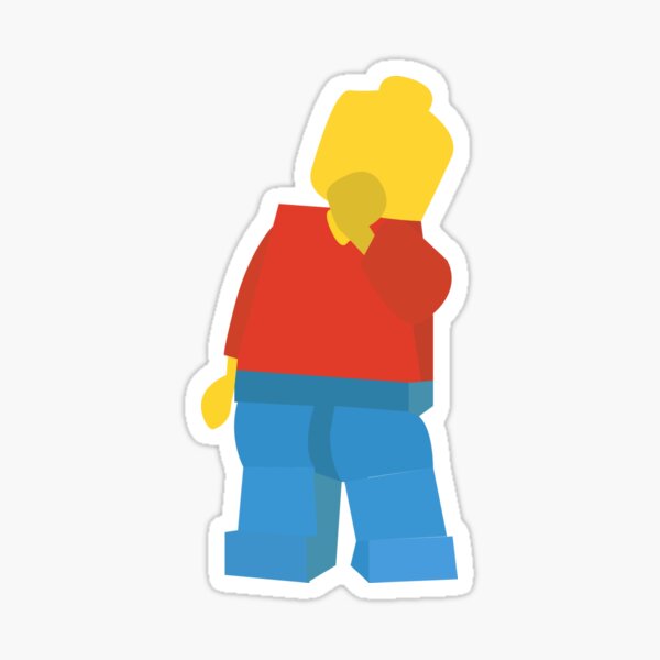 Lego Man Stickers | Redbubble