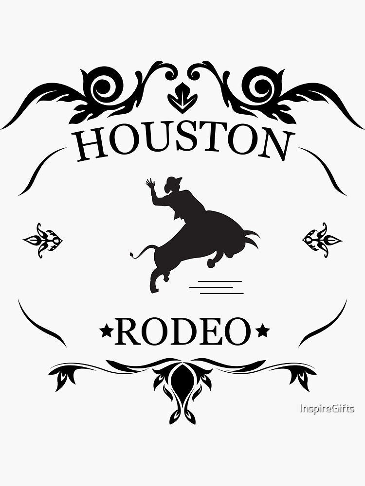 "Houston Livestock Show Rodeo" Sticker for Sale by InspireGifts | Redbubble