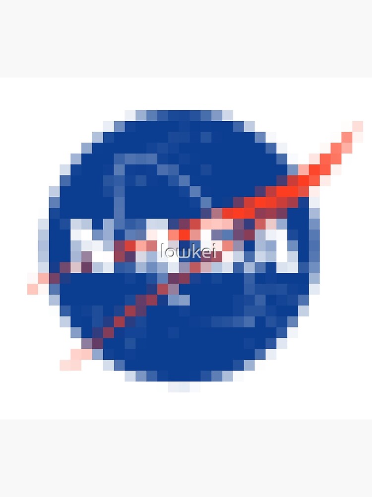 "Nasa Pixel Censored" Art Print by lowkei | Redbubble