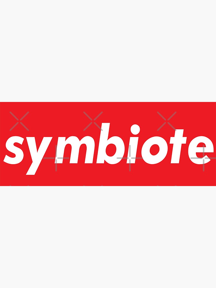 "Symbiote Symbiotic Symbiosis" Sticker for Sale by ProjectX23 | Redbubble