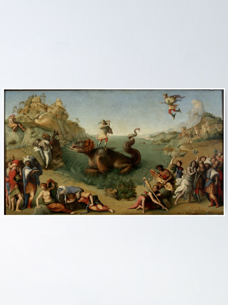 " Piero di Cosimo - Andromeda freed by Perseus" Poster by themasters ...