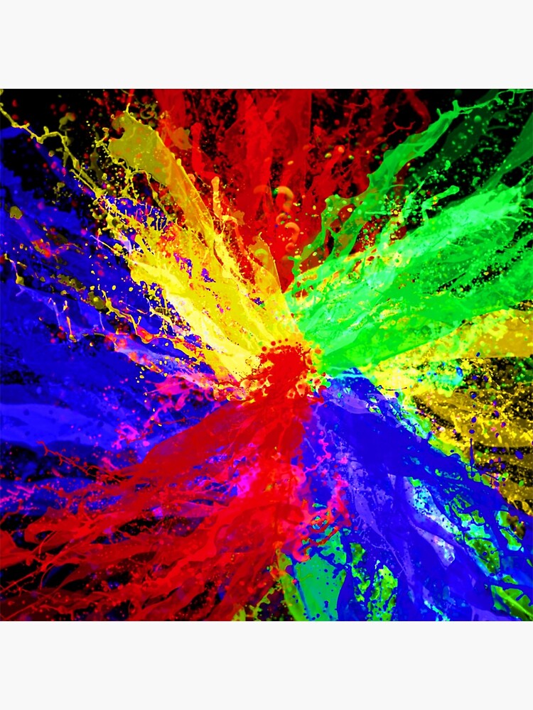 "Wild colors" Sticker for Sale by BurSie | Redbubble